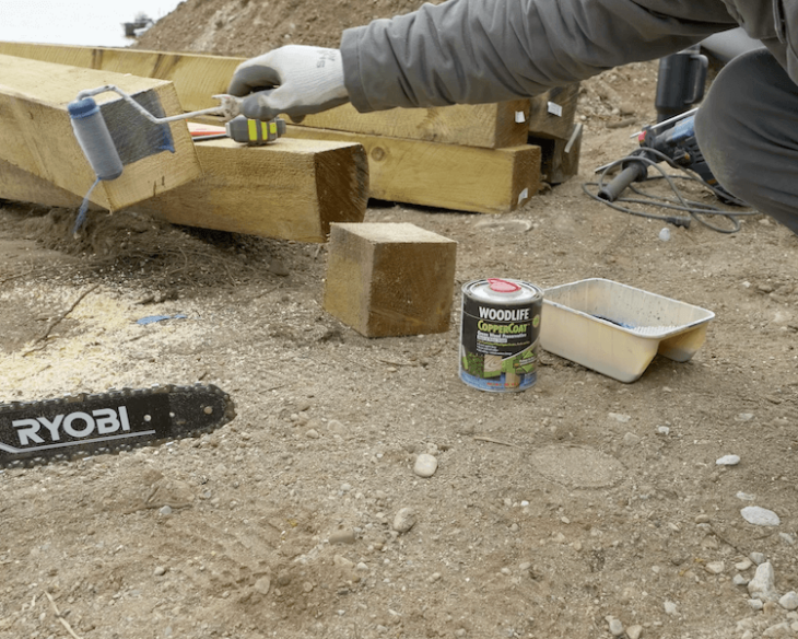 Landscape Timber Retaining Wall » Rogue Engineer