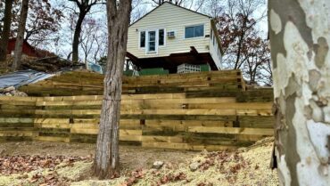 Landscape Timber Retaining Wall » Rogue Engineer