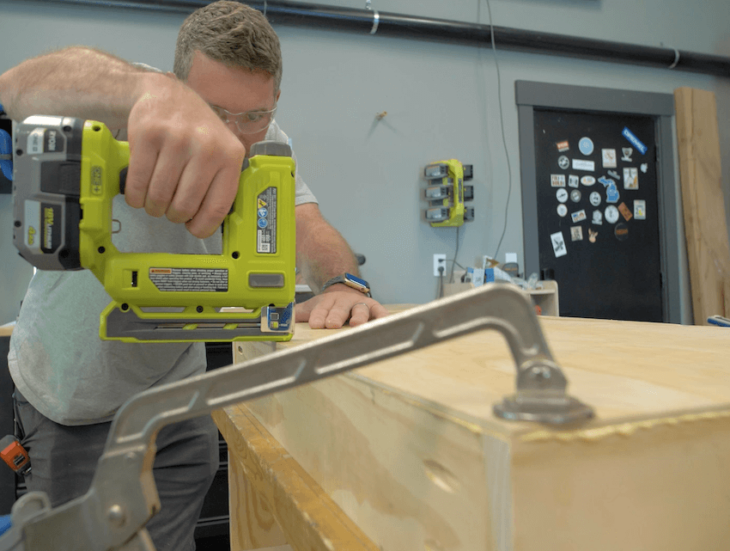 DIY Nightstand Build: Fluted Drawer Front and Slide-Out Shelf