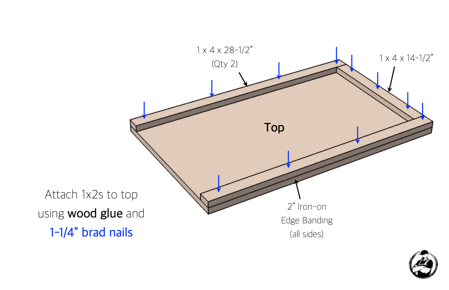 DIY Nightstand Build: Fluted Drawer Front and Slide-Out Shelf