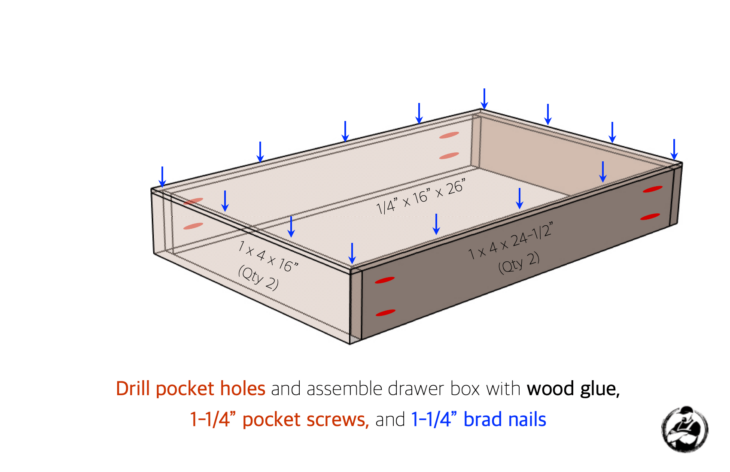 DIY Nightstand Build: Fluted Drawer Front and Slide-Out Shelf
